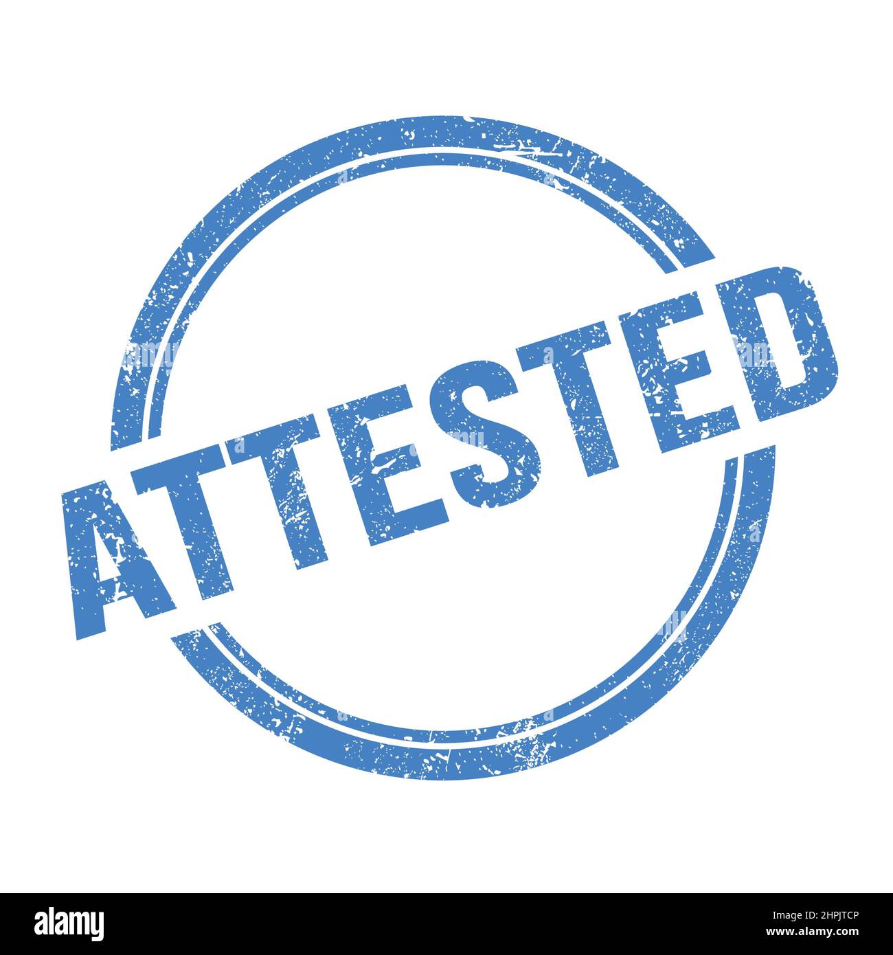 Attested stamp hi-res stock photography and images - Alamy