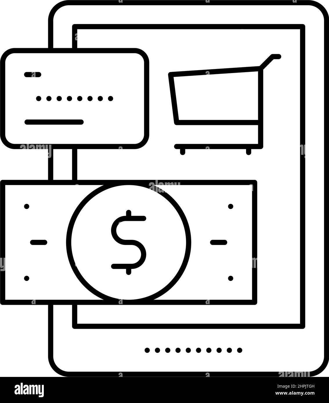 payment option line icon vector illustration Stock Vector Image & Art ...