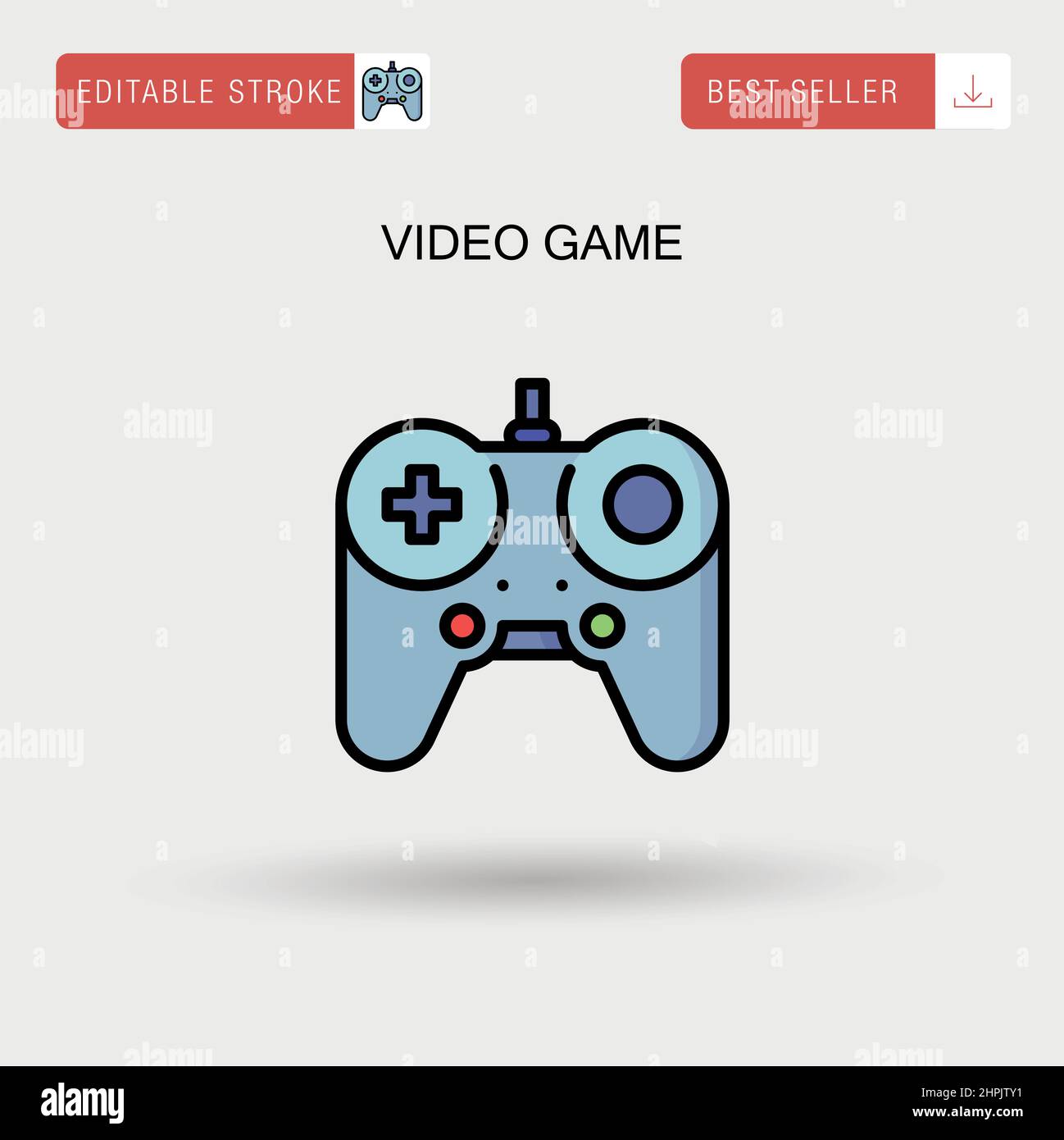 Game console headphones Stock Vector Images - Alamy