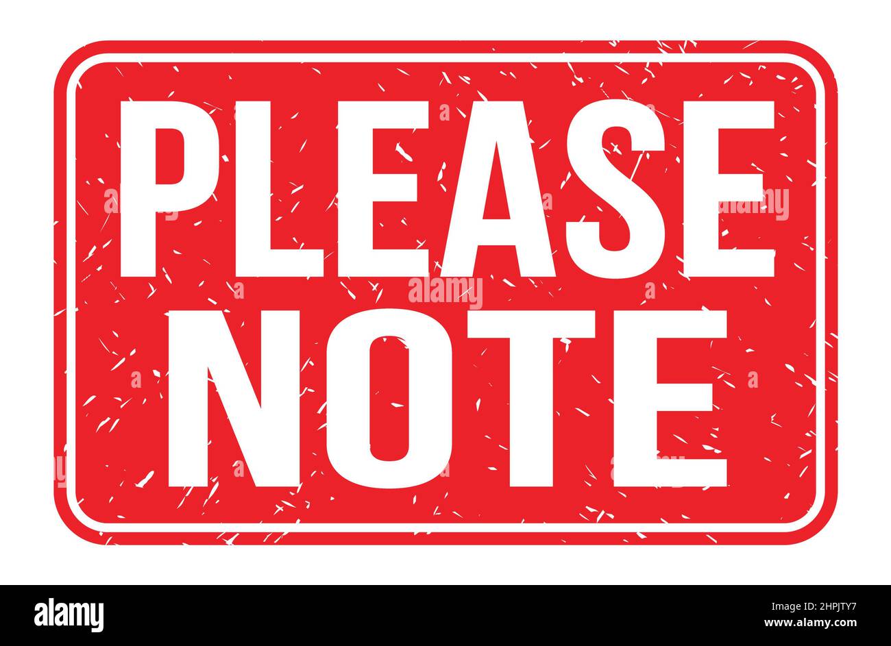 Please note stamp hi-res stock photography and images - Alamy