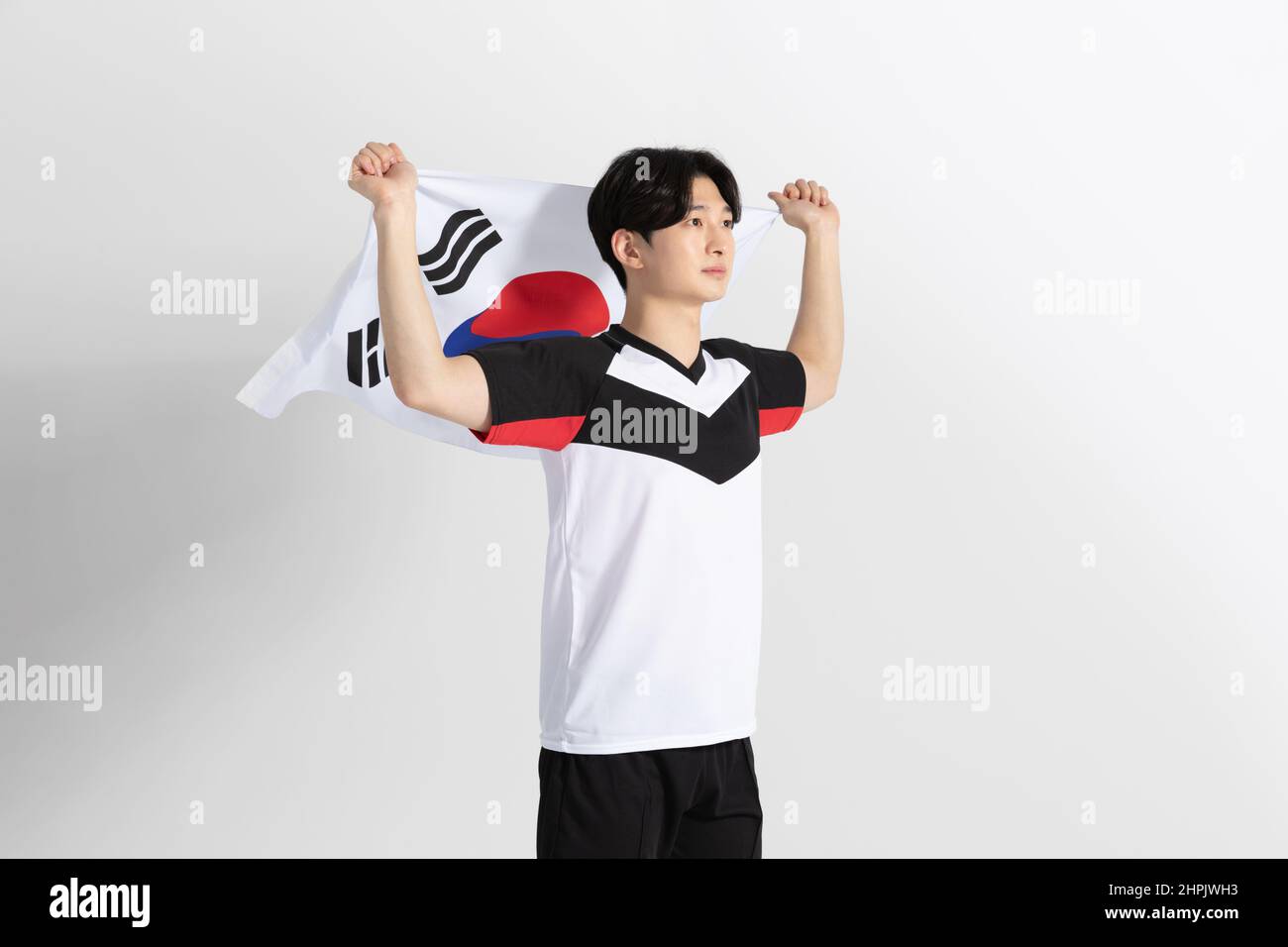 volleyball sports player, asian korean man with spike, spiking attack ...