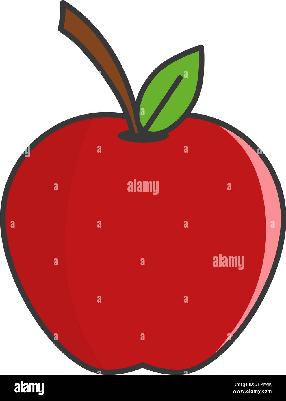 apple fruit cartoon Stock Vector Image & Art - Alamy