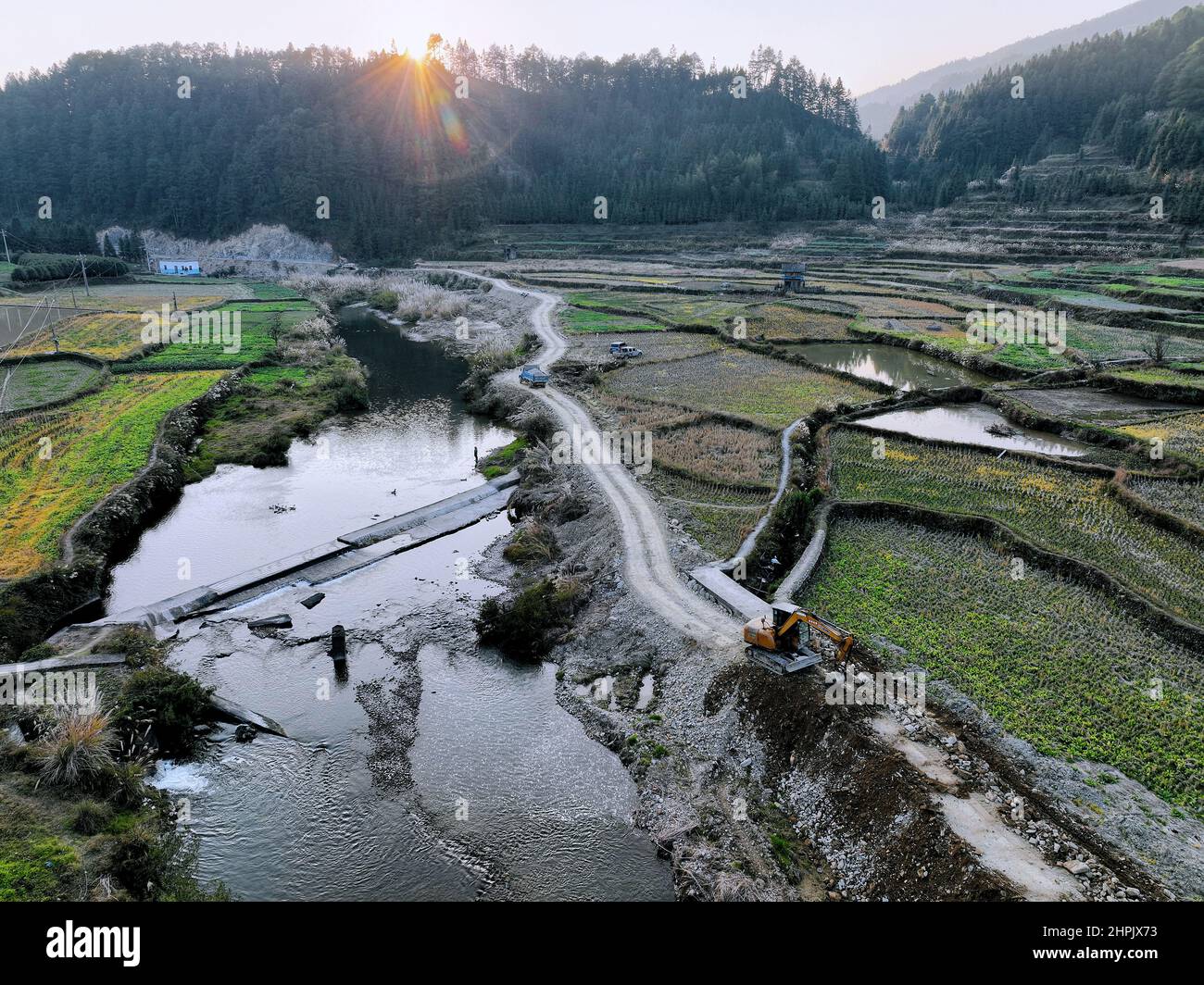 Guizhou jin screen: beautiful country people Stock Photo - Alamy