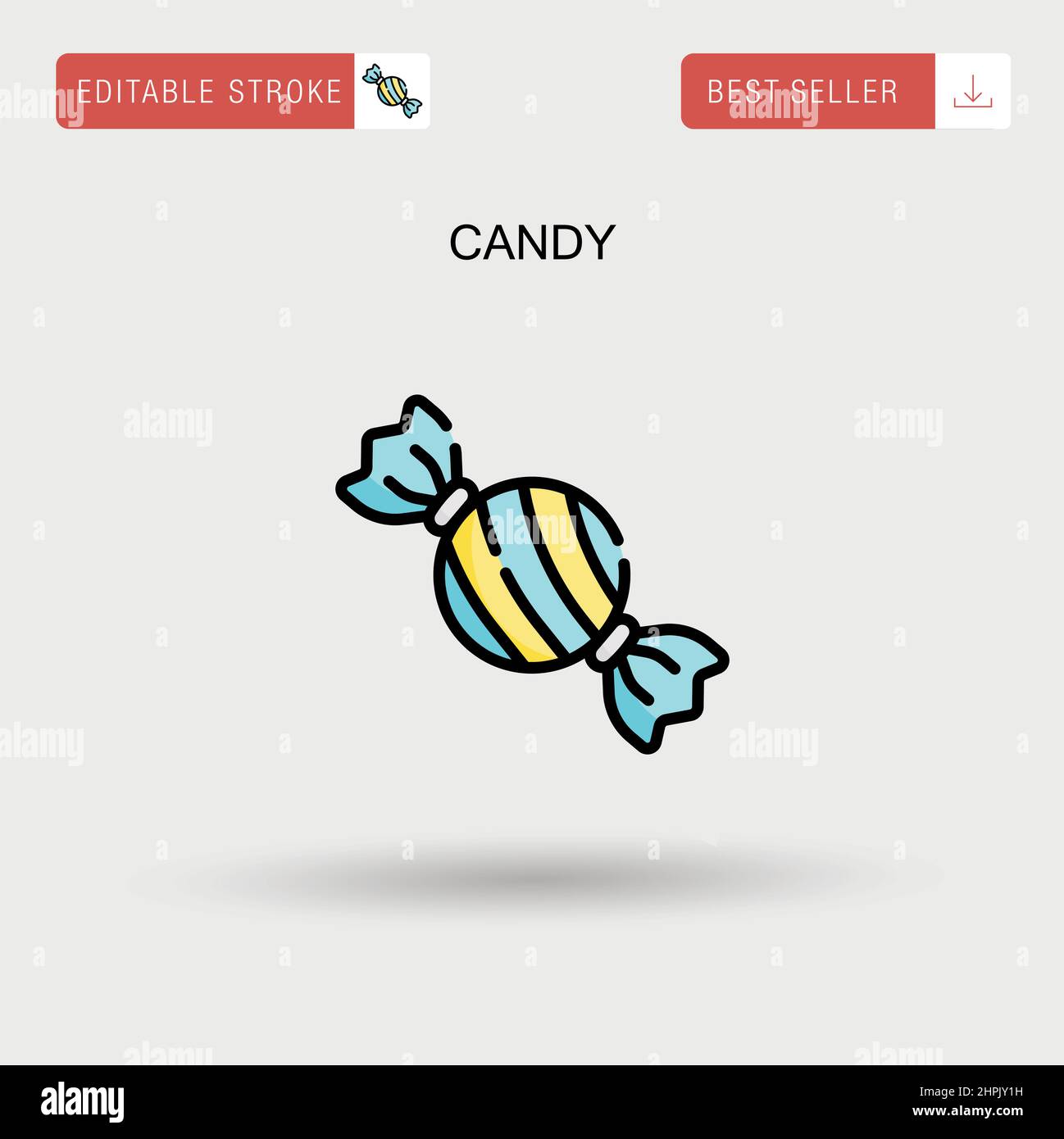 Pastel color candy background Stock Vector Images - Alamy