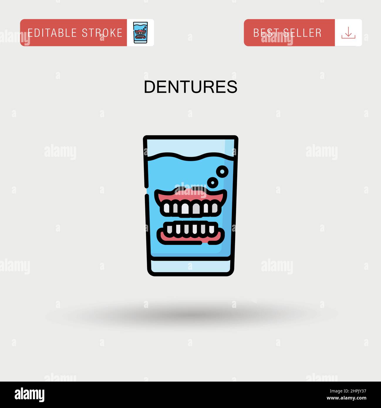 Prosthetic teeth Stock Vector Images - Alamy