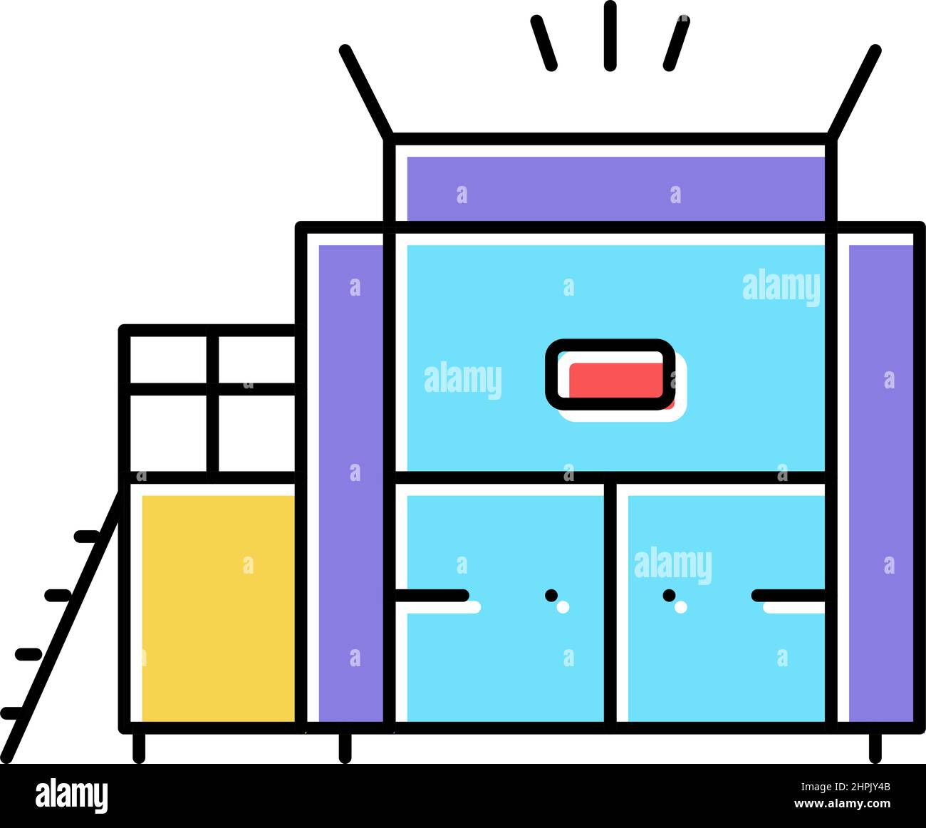 Industrial factory machine processing plastic Cut Out Stock Images ...