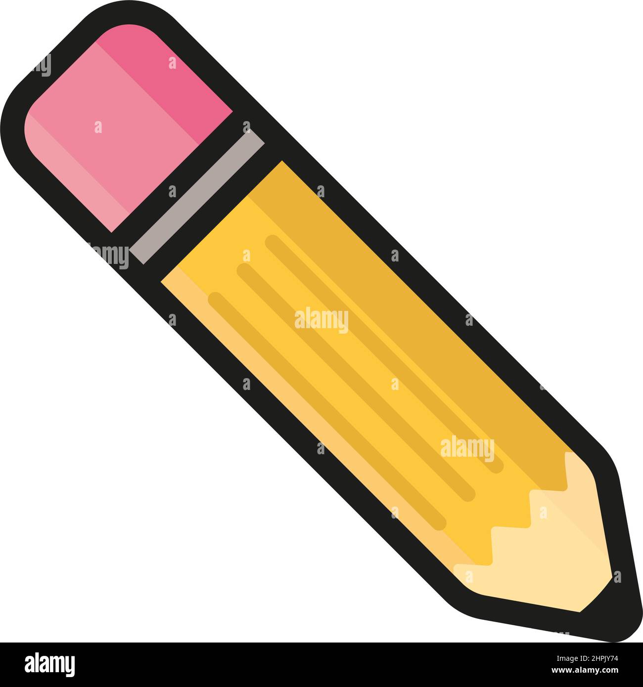 pencil cartoon icon Stock Vector Image & Art - Alamy