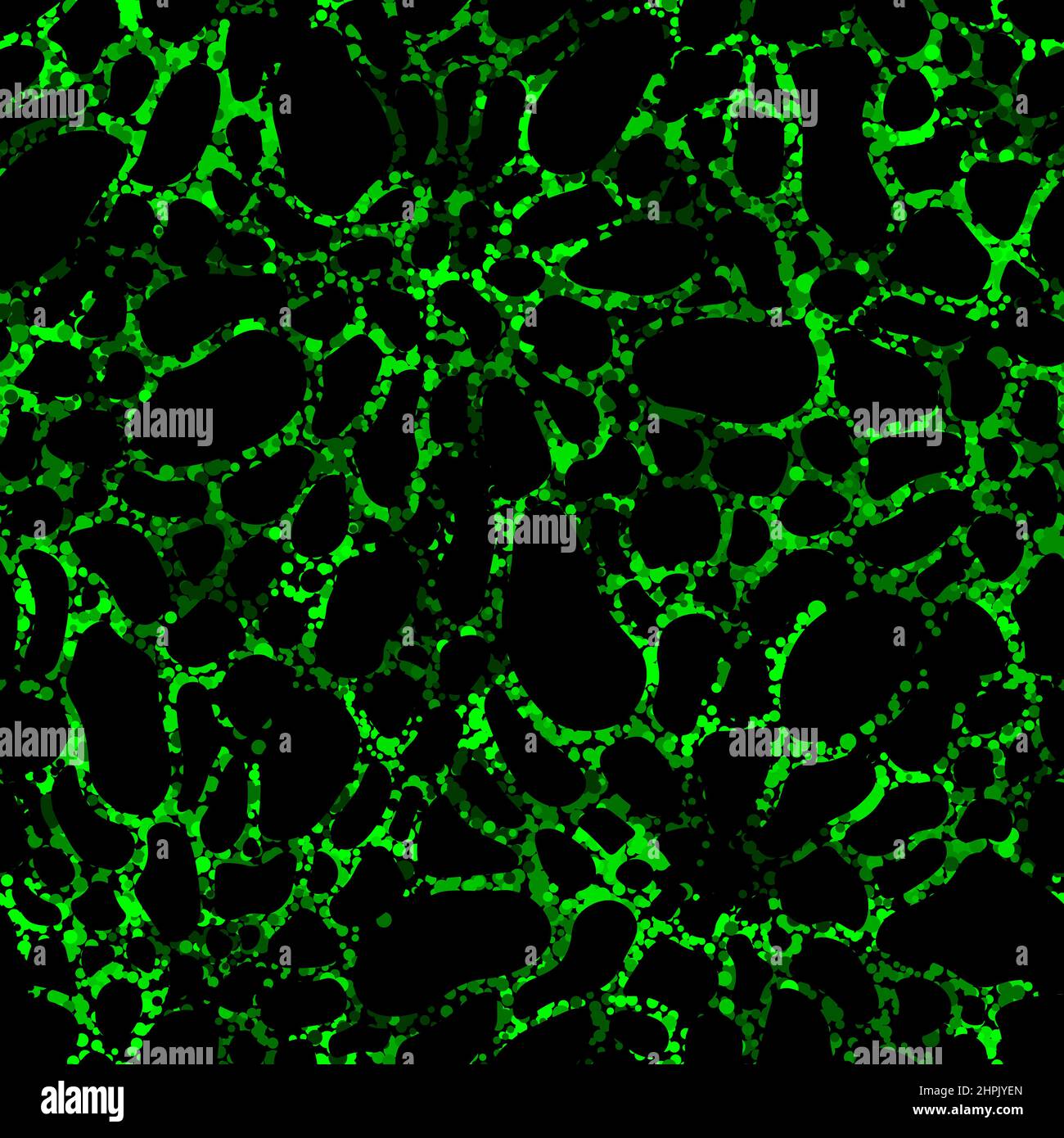 Green toxic bio cells. Vector illustration seamless pattern background ...