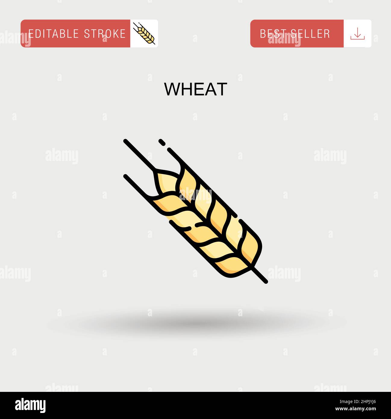 Golden wheat field background Stock Vector Images - Alamy