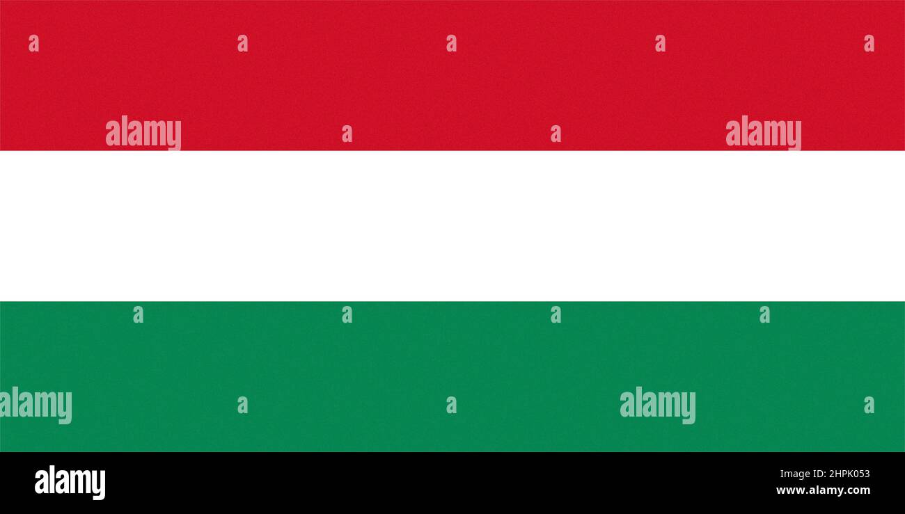 the Hungarian national flag of Hungary, Europe texturized Stock Photo ...