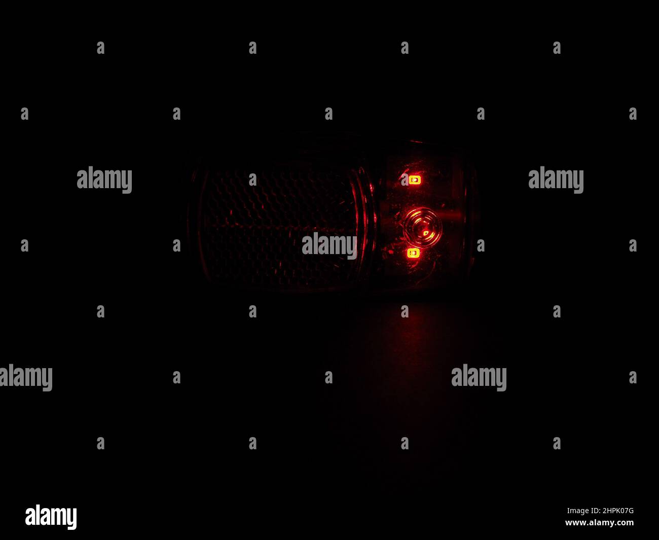 flashing red strobe light signalling alarm and emergency Stock Photo ...