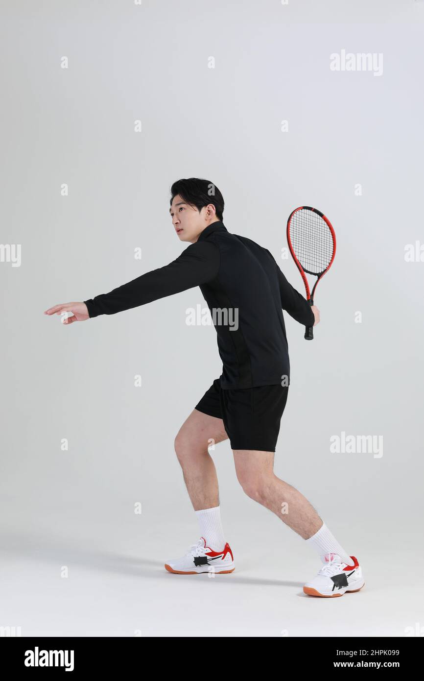 Tennis lesson asia hi-res stock photography and images - Alamy