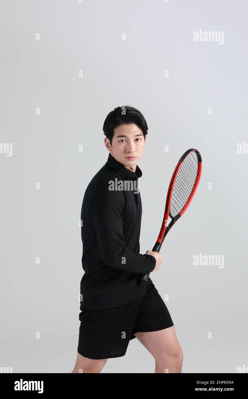 Tennis lesson asia hi-res stock photography and images - Alamy