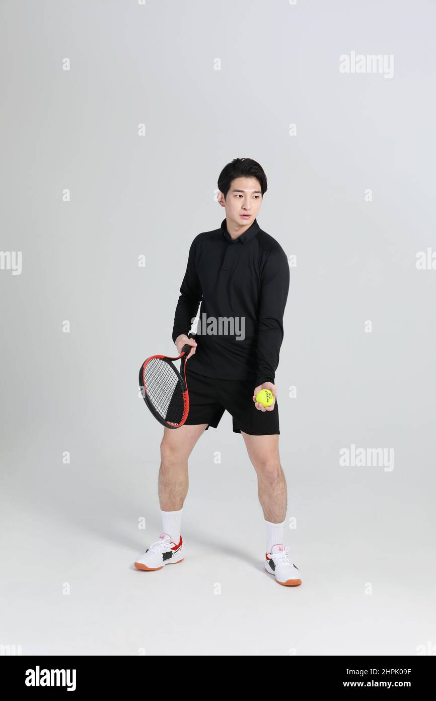 Tennis lesson asia hi-res stock photography and images - Alamy