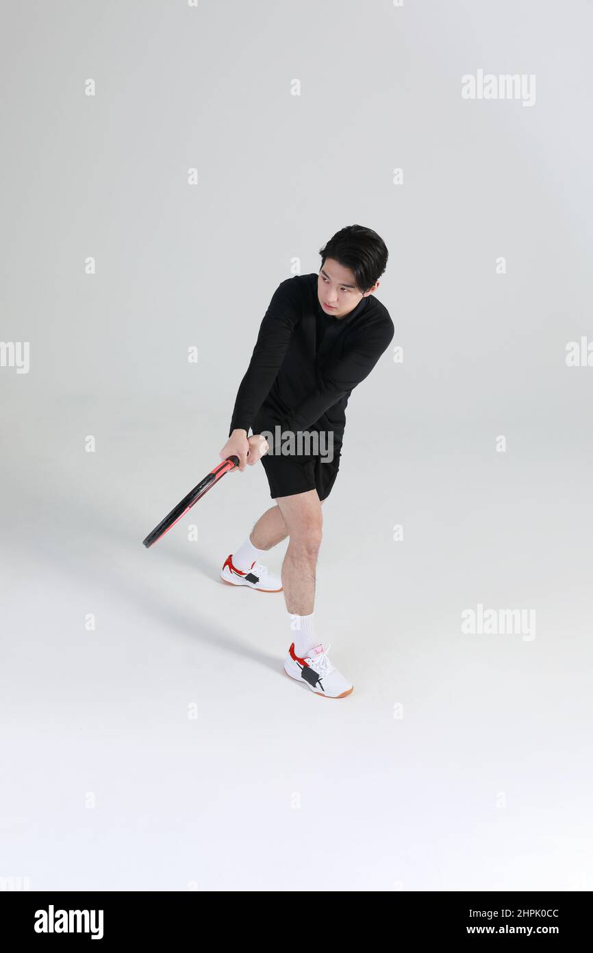 Tennis lesson asia hi-res stock photography and images - Alamy
