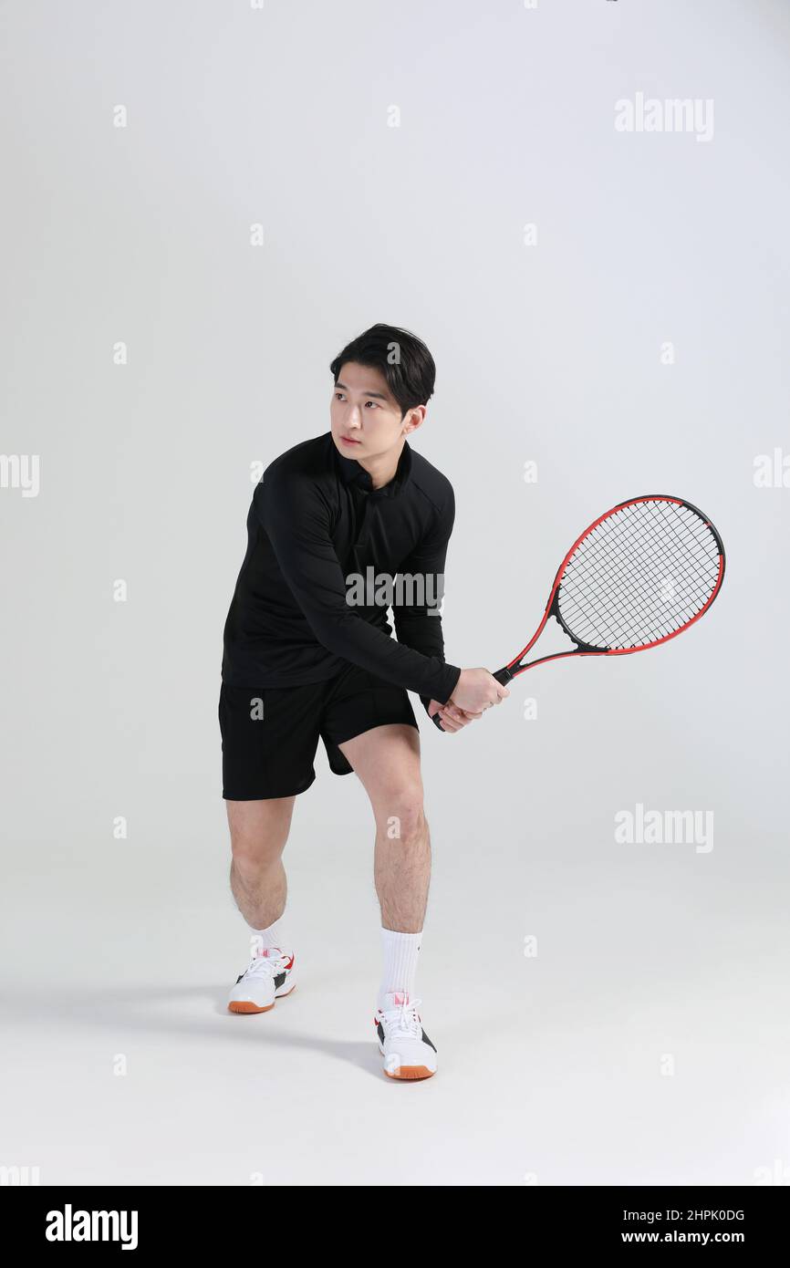 Tennis lesson asia hi-res stock photography and images - Alamy