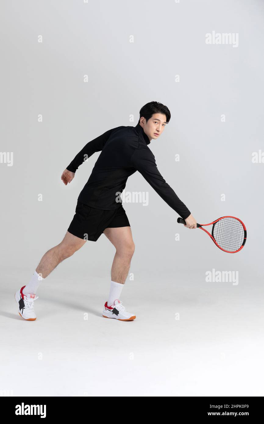 Tennis lesson asia hi-res stock photography and images - Alamy