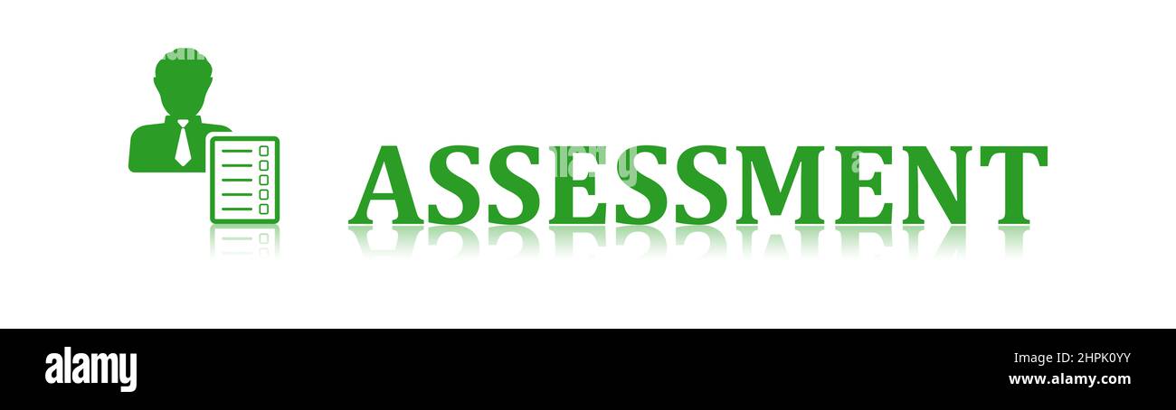 Illustration of an assessment concept Stock Photo - Alamy