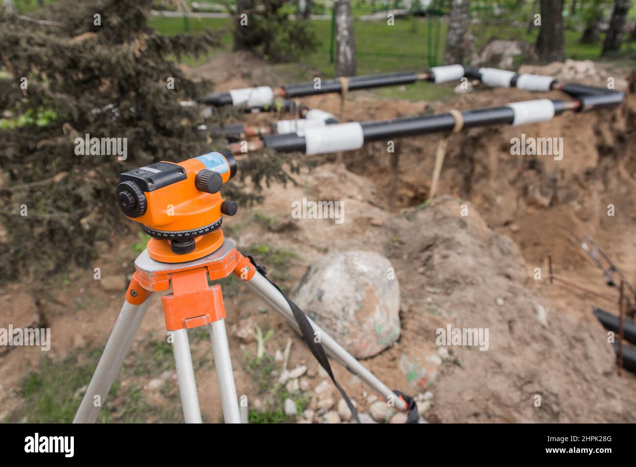Land survey engineering hi-res stock photography and images - Alamy