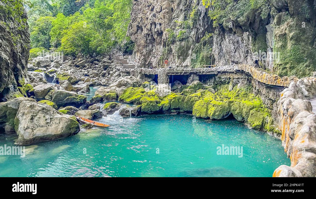 Seven major scenic spots Stock Photo - Alamy