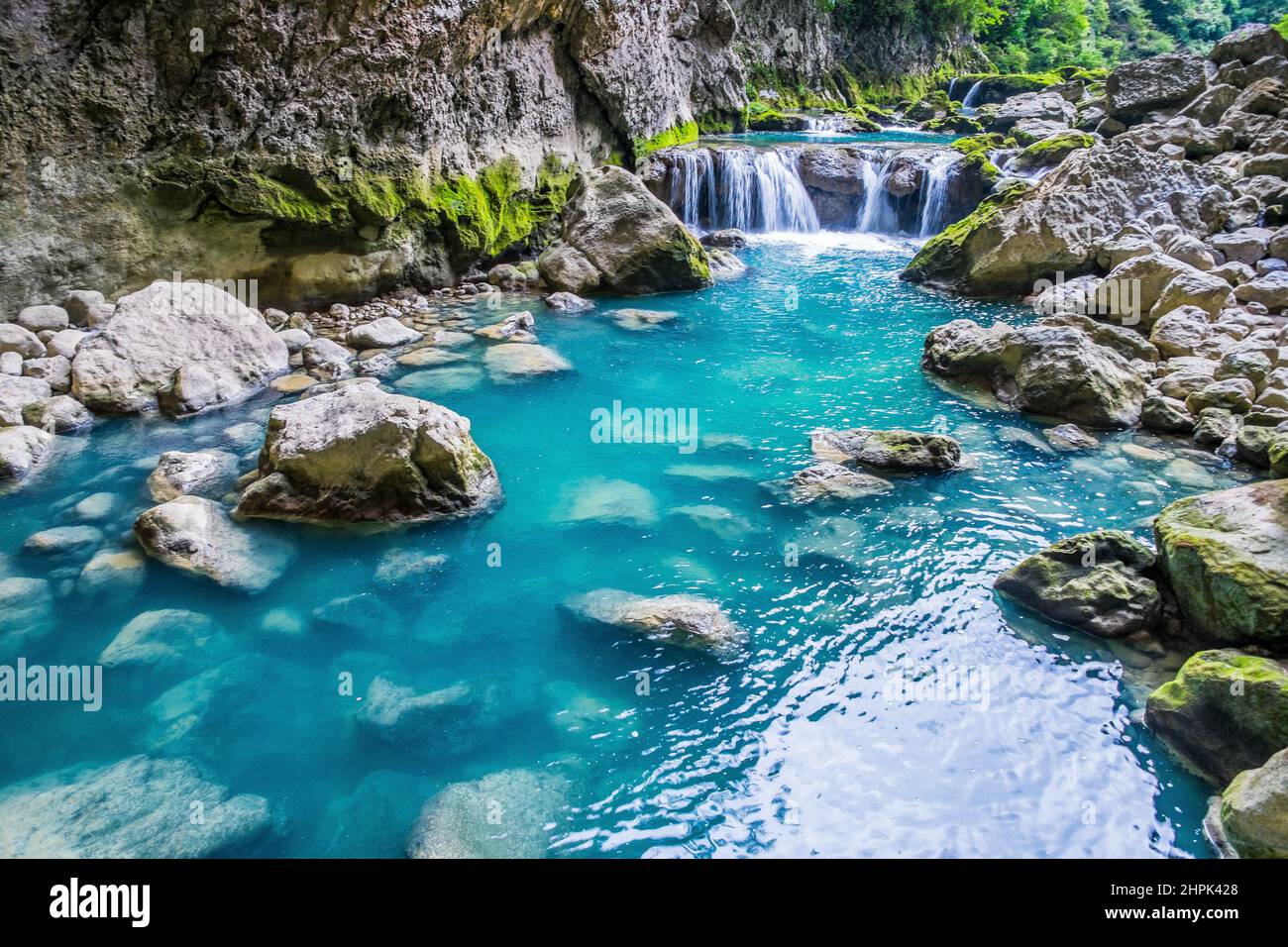 Seven major scenic spots Stock Photo - Alamy