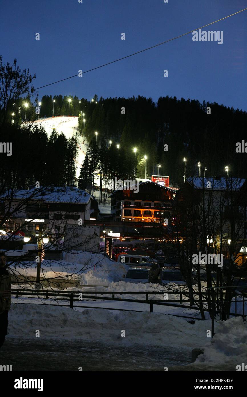 3-Tre ski run, Madonna di Campiglio, Trentino Alto Adige, Italy Stock ...