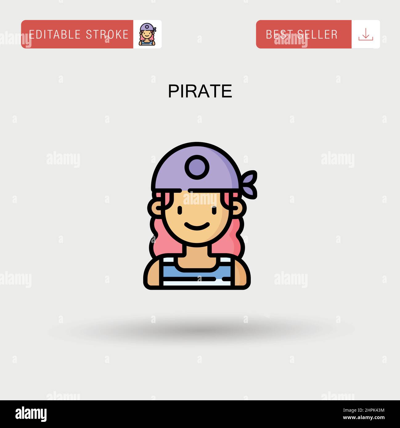 Pirate captain cannon cartoon hi-res stock photography and images - Alamy