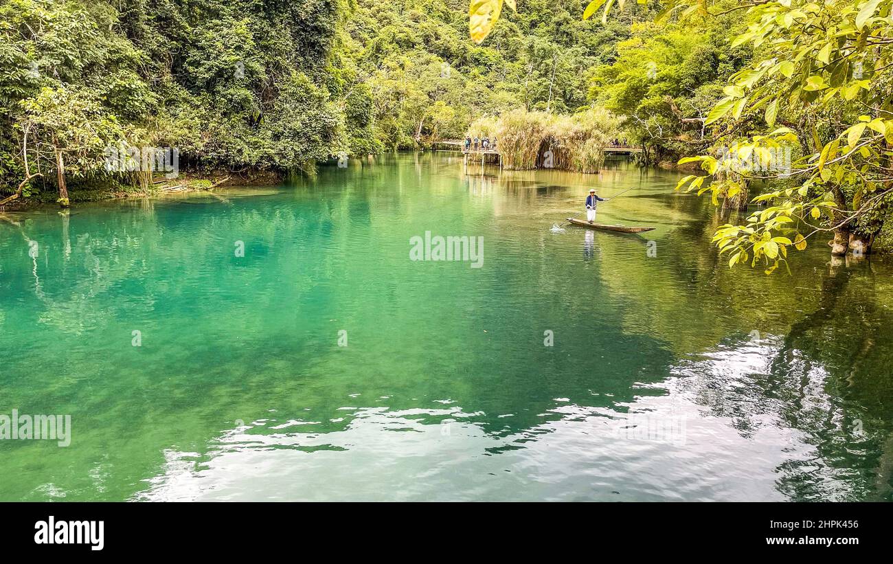 Small seven holes scenic spot Stock Photo - Alamy