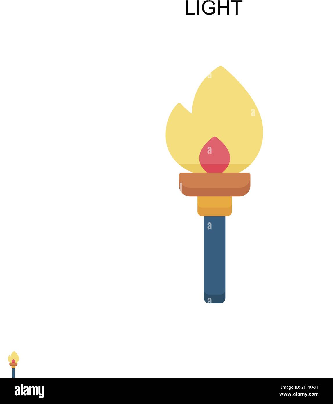 Light Simple vector icon. Illustration symbol design template for web ...