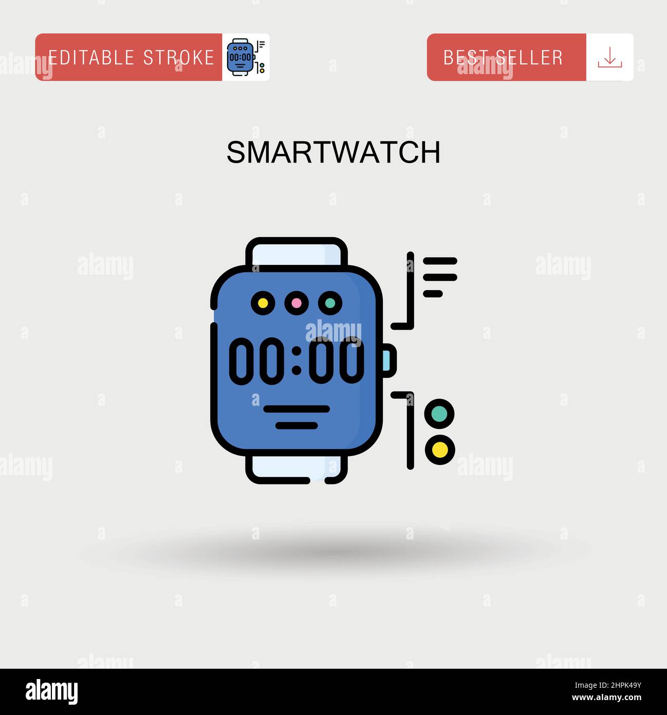 Person checking watch Stock Vector Images - Alamy