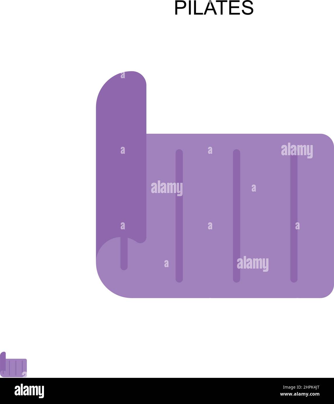 Pilates class group Stock Vector Images - Alamy