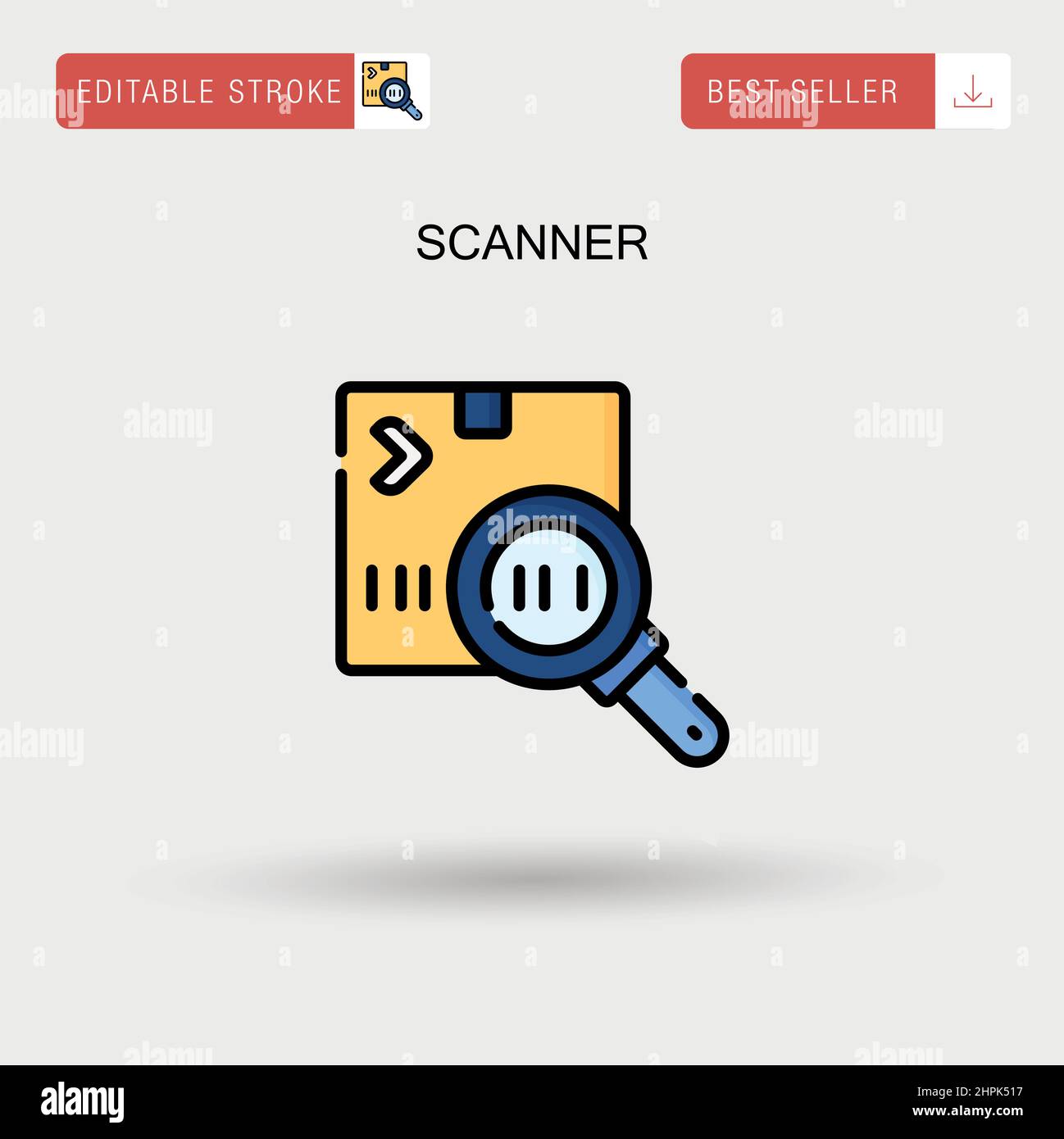 Scanner Simple vector icon Stock Vector Image & Art - Alamy