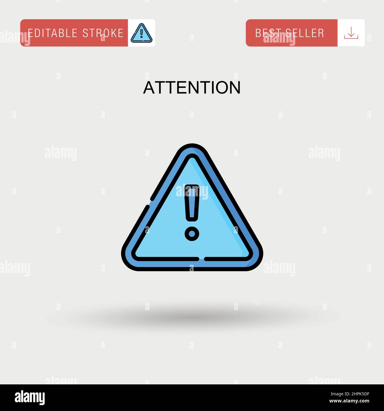 Attention message icon Stock Vector Images - Alamy