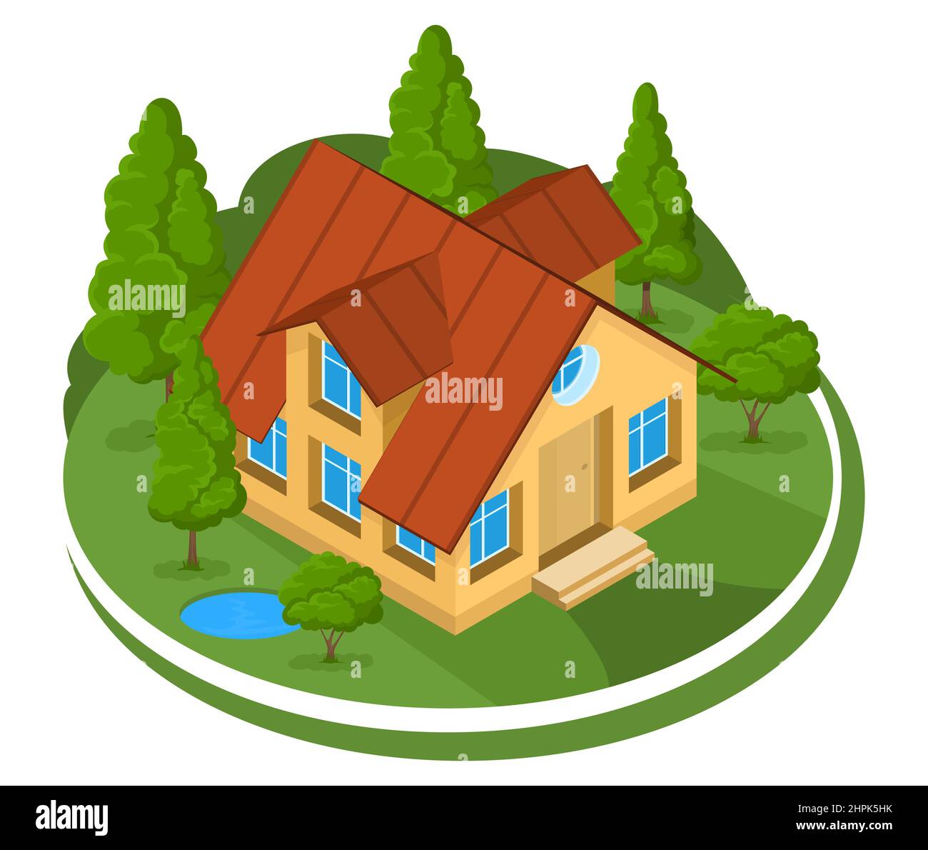 3d Home Vector