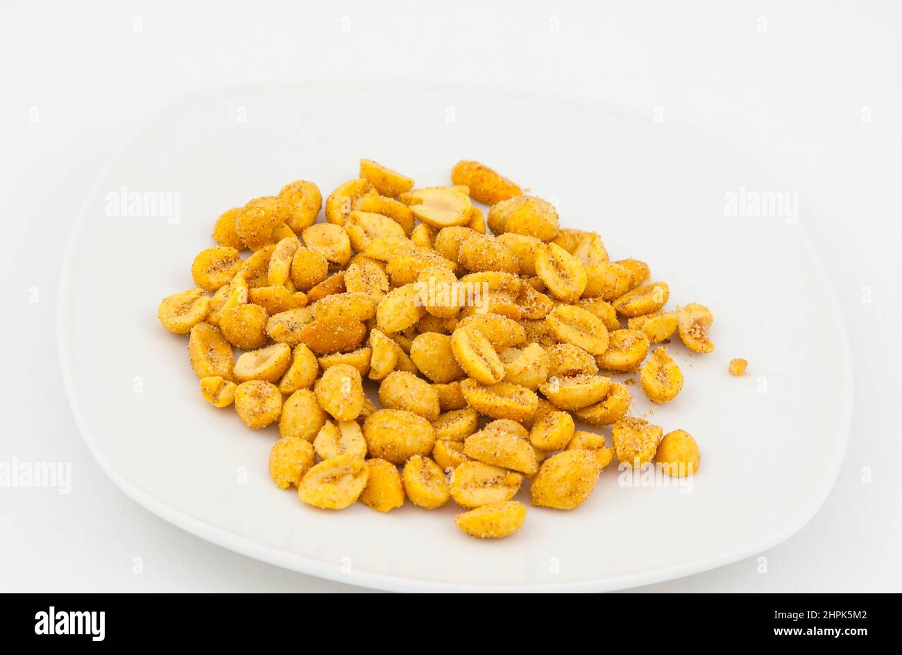 Food, Snacks, Chilli flavoured roasted peanuts Stock Photo - Alamy