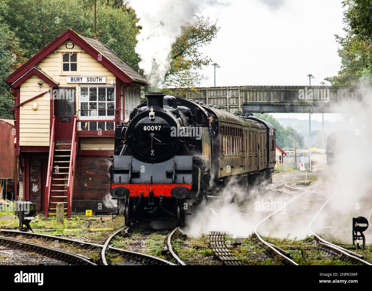 British Railways Standard Steam Locomotive 80097 Class 4MT 2-6-4T tank ...