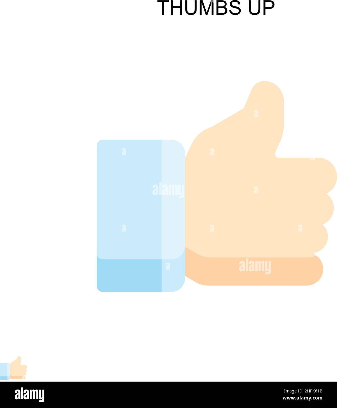 Thumbs up thumbs down illustration Stock Vector Images - Alamy