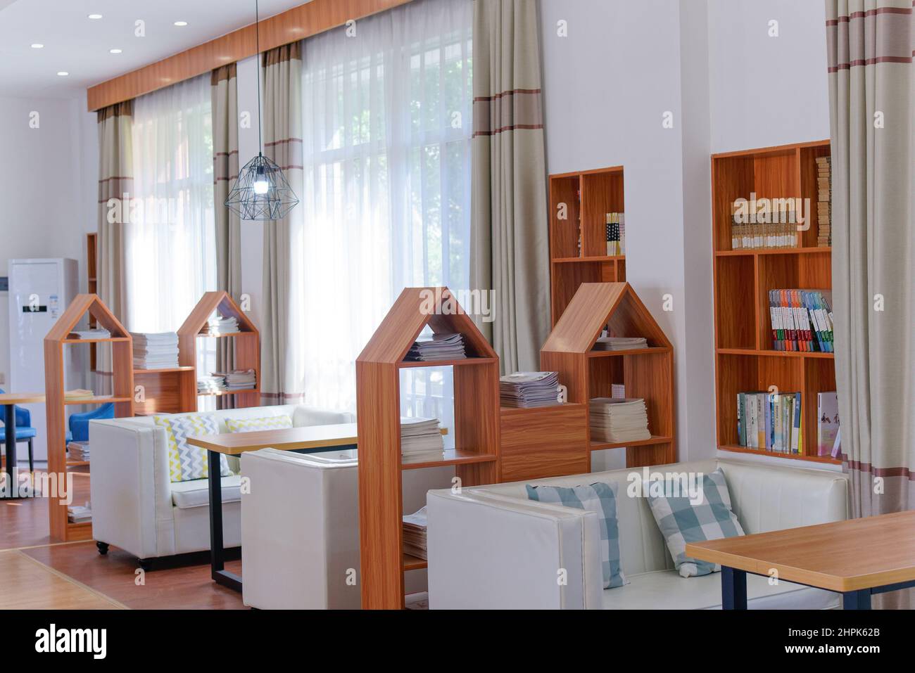 Book reading room house Stock Photo - Alamy