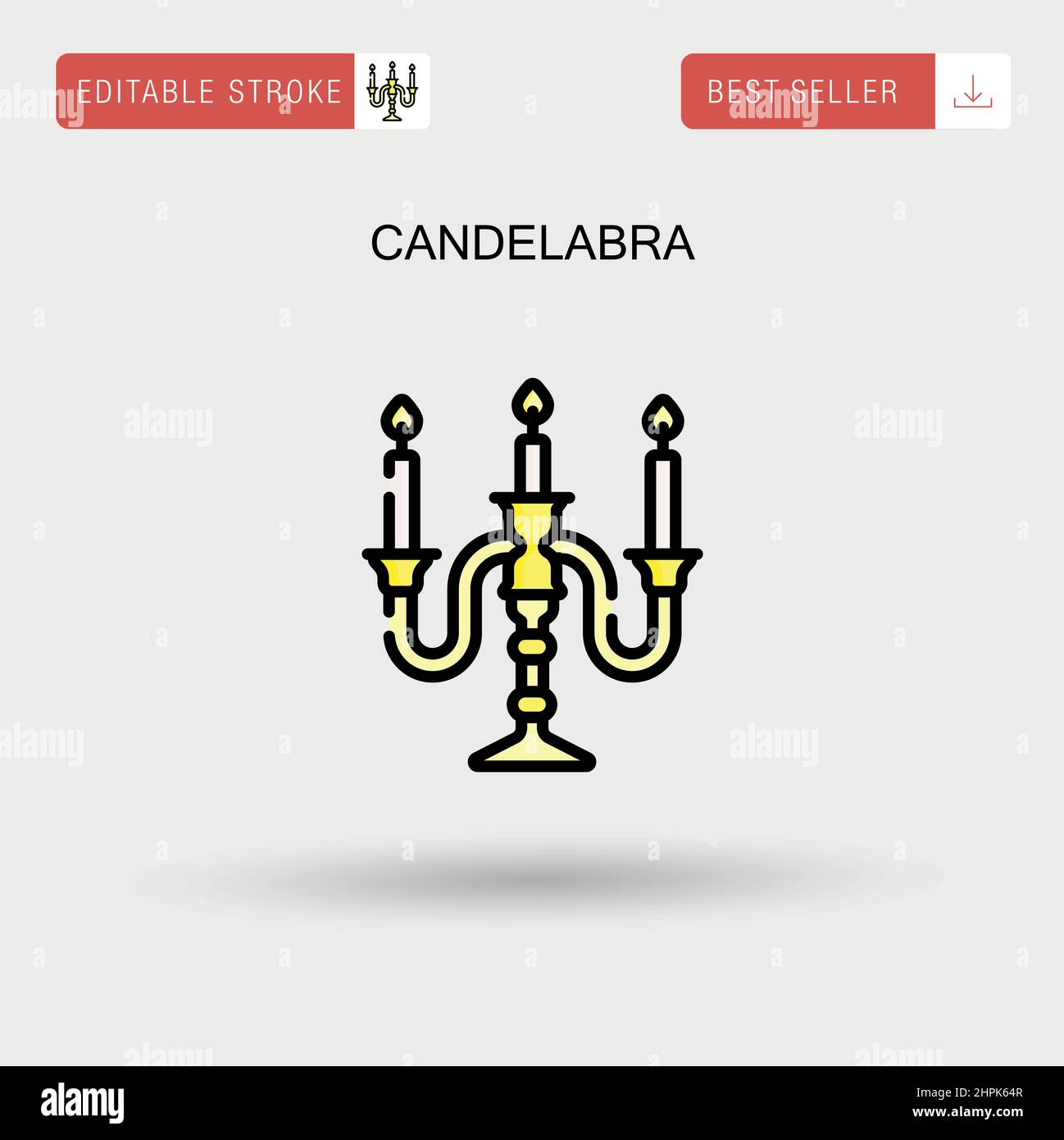Vintage candelabra Stock Vector Images - Alamy