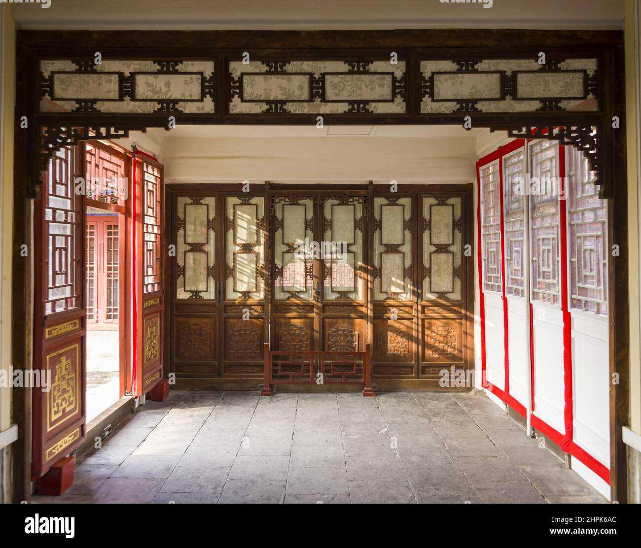 Beijing's Forbidden City ShouKang palace scene Stock Photo - Alamy