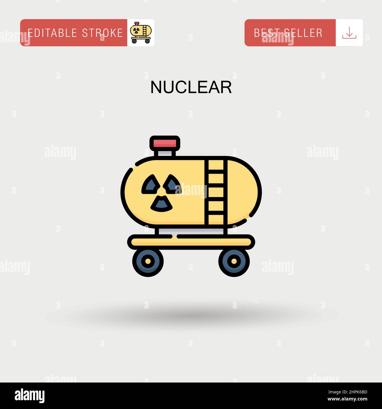Reactor nuclear energy icon hi-res stock photography and images - Alamy