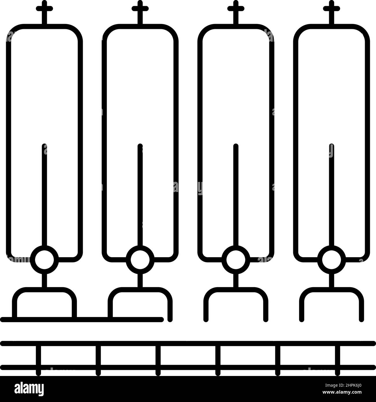 water filter system line icon vector illustration Stock Vector Image ...
