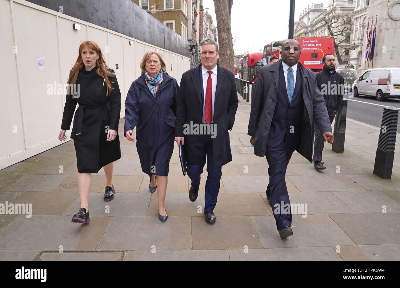 (left to right) Labour Deputy Leader Angela Rayner, Shadow Leader of ...