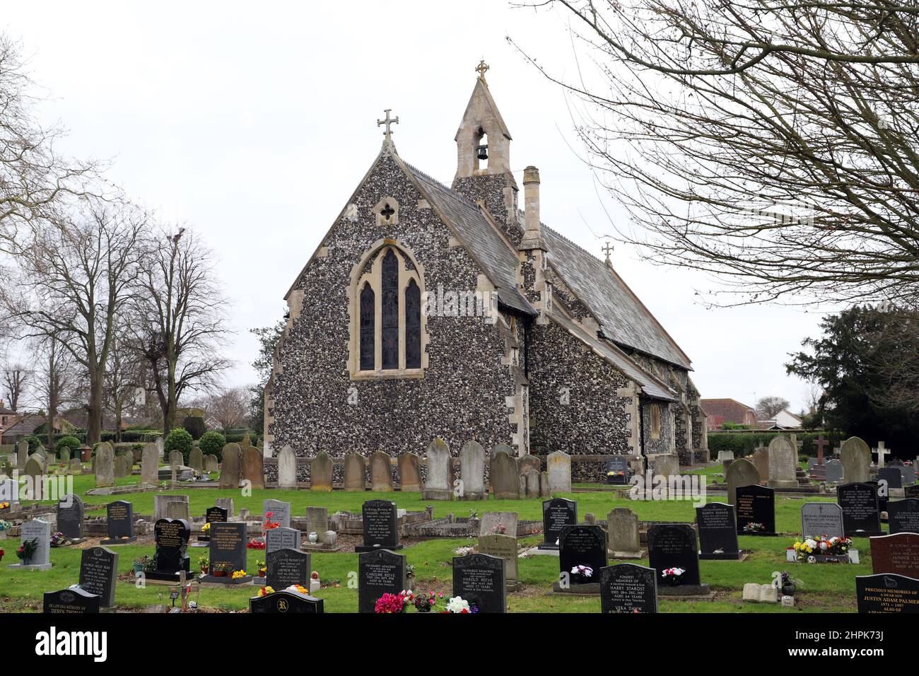 St Paul's Church, Gorefield, Cambridgeshire, designed by Frederick ...