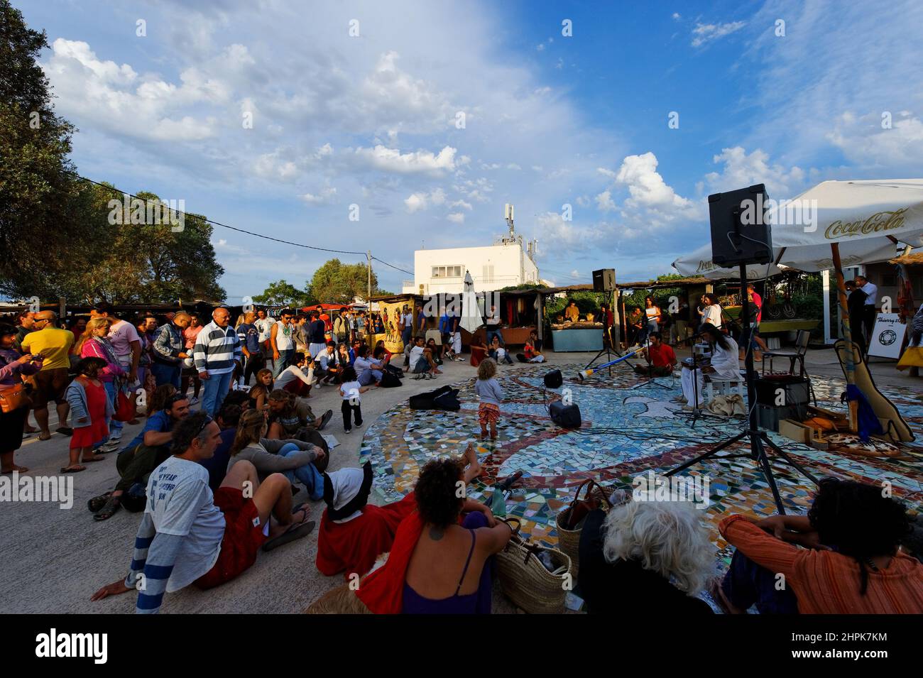 Formentera,Spain , Mola Hippy Market Stock Photo - Alamy