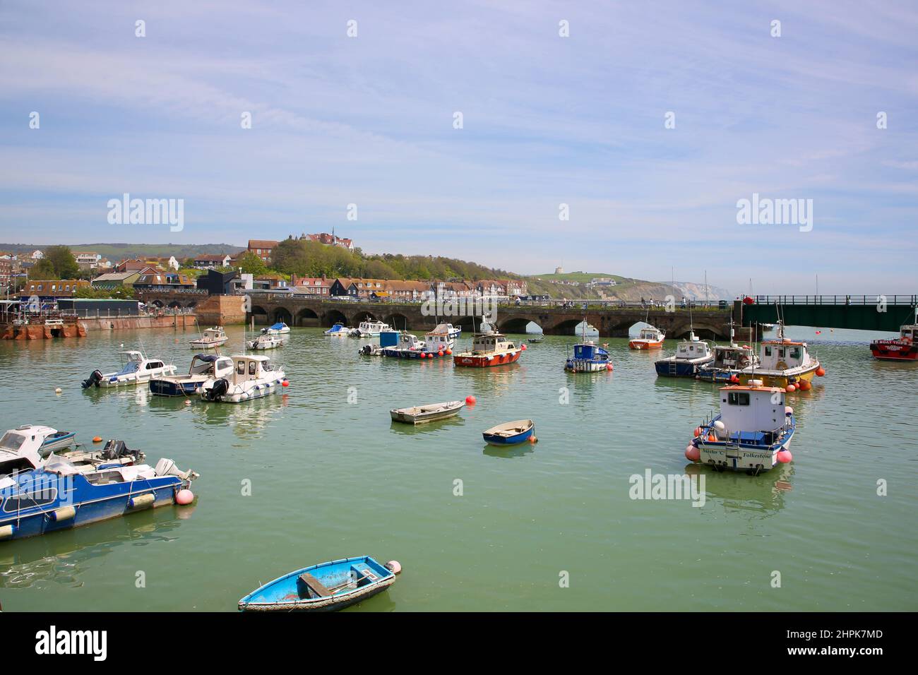 Folkestone harbour railway hi-res stock photography and images - Alamy