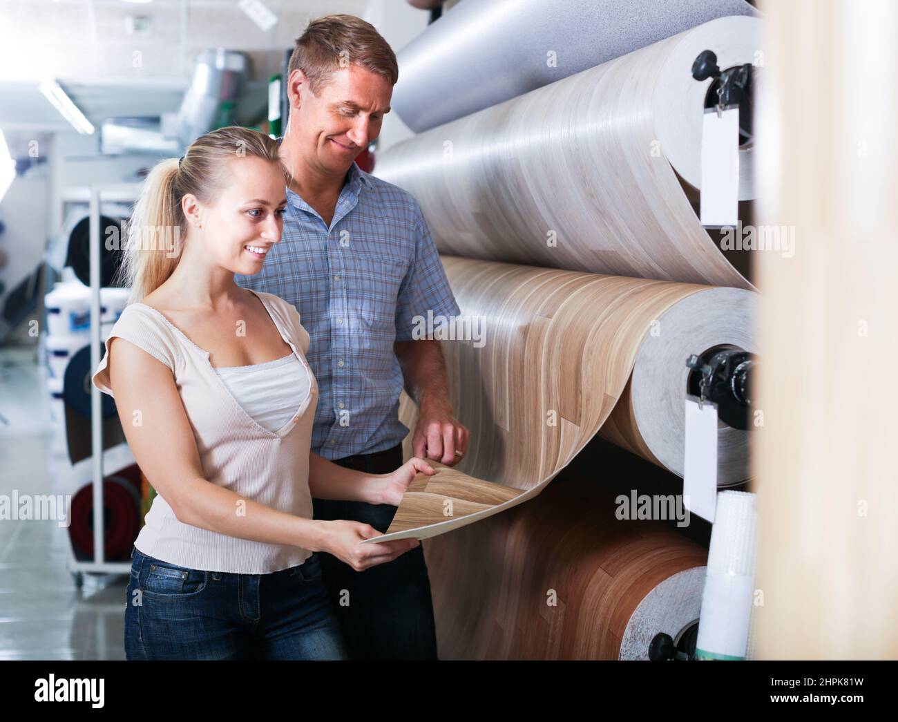 Linoleum section hi-res stock photography and images - Alamy