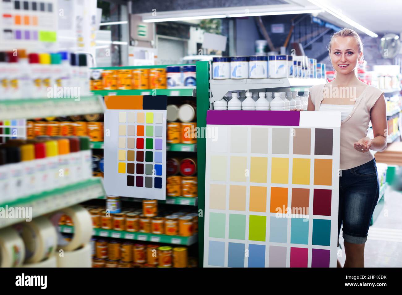 Picking paint color hi-res stock photography and images - Alamy