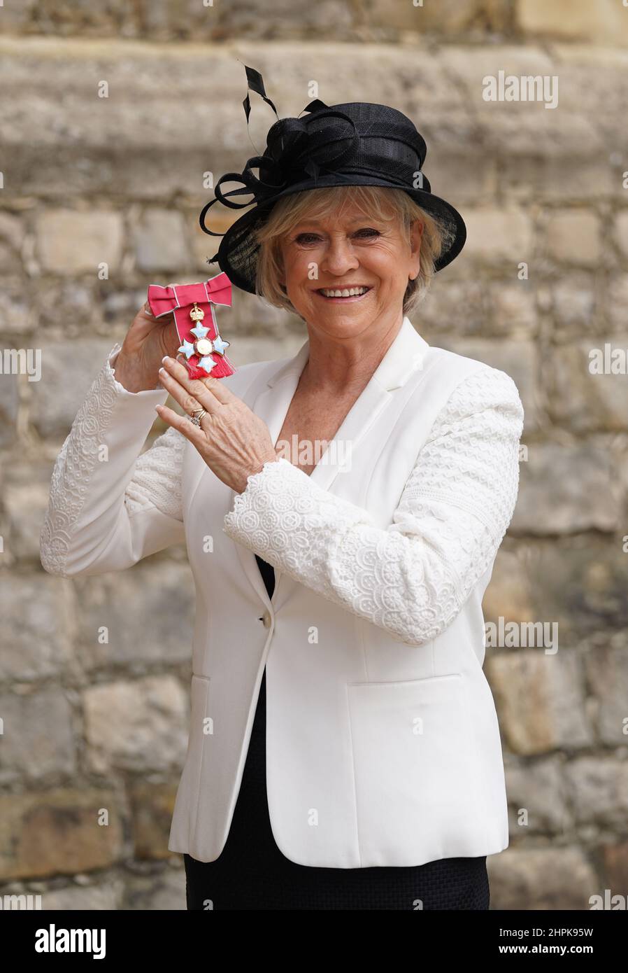 Sue Barker after she was made a CBE (Commander of the Order of the ...