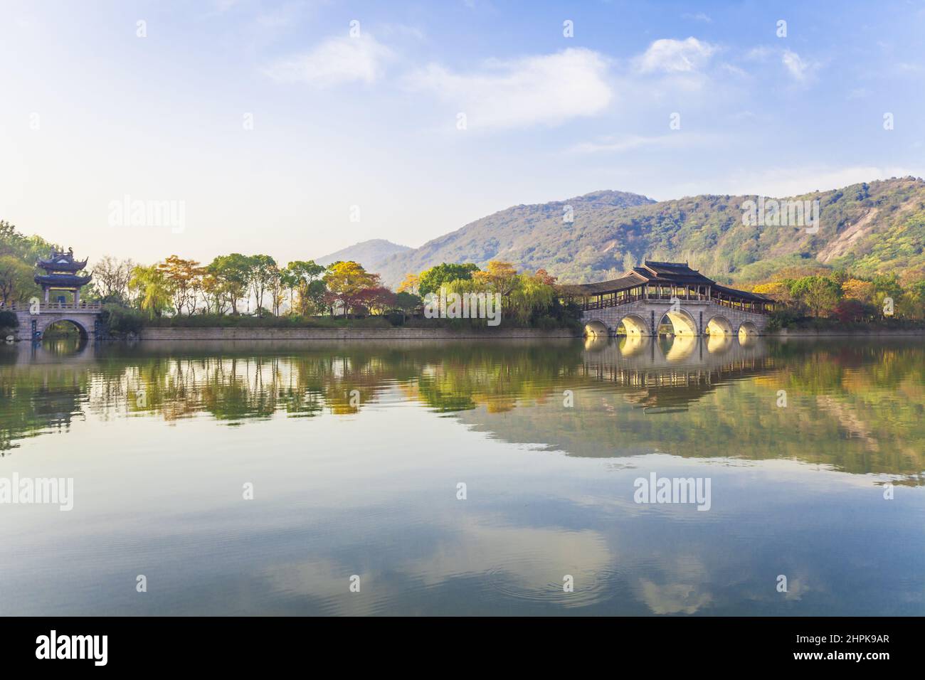 The taihu lake scenery Stock Photo - Alamy